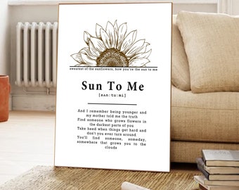 Zach Bryan Poster Sun to Me - Etsy