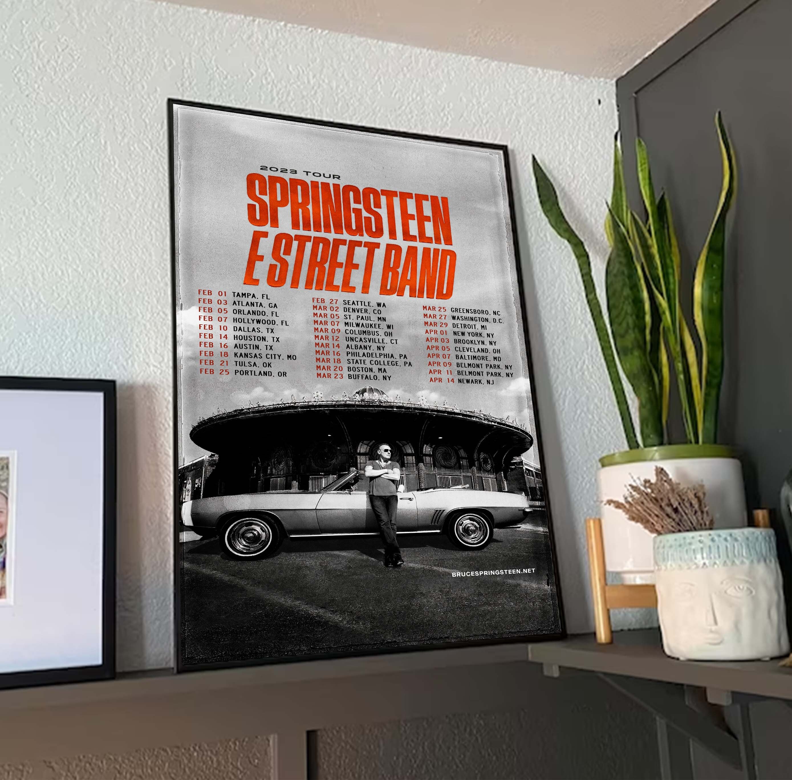 Bruce Springsteen & E Street Band First 2023 Tour Poster sold by ...