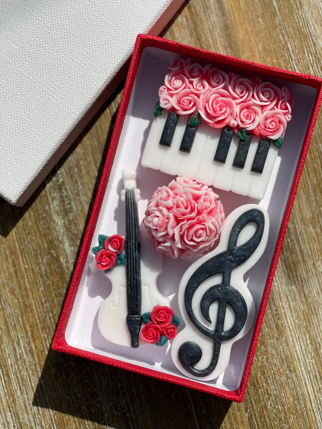 Christmas Soap, Christmas Gift, Handmade Soap, Music Lovers Soap, Gift ...