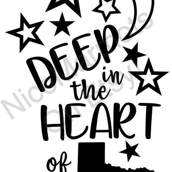 Heart of Texas - Etsy