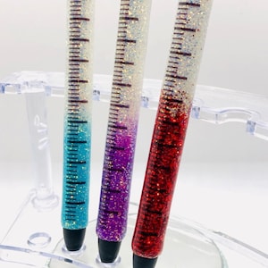 PERSONALIZED! Nurse / Doctor Pen - Syringe/needle Glitter Pen - Etsy