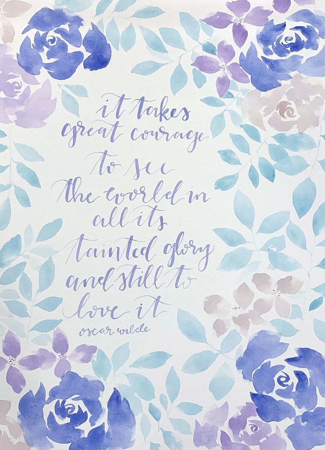 Oscar Wilde Watercolor - Etsy
