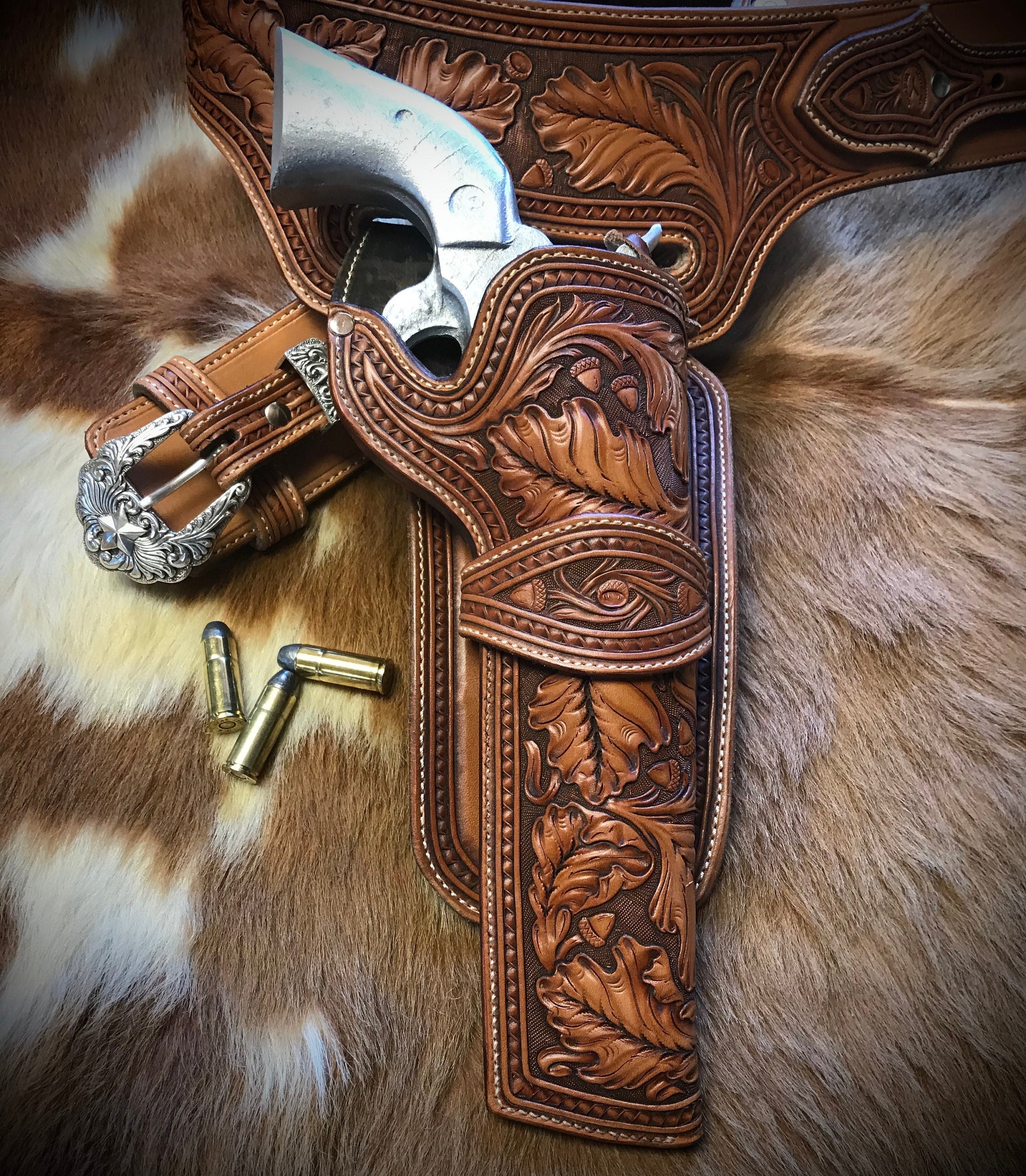 Oak Leaf Leather Carving Pattern