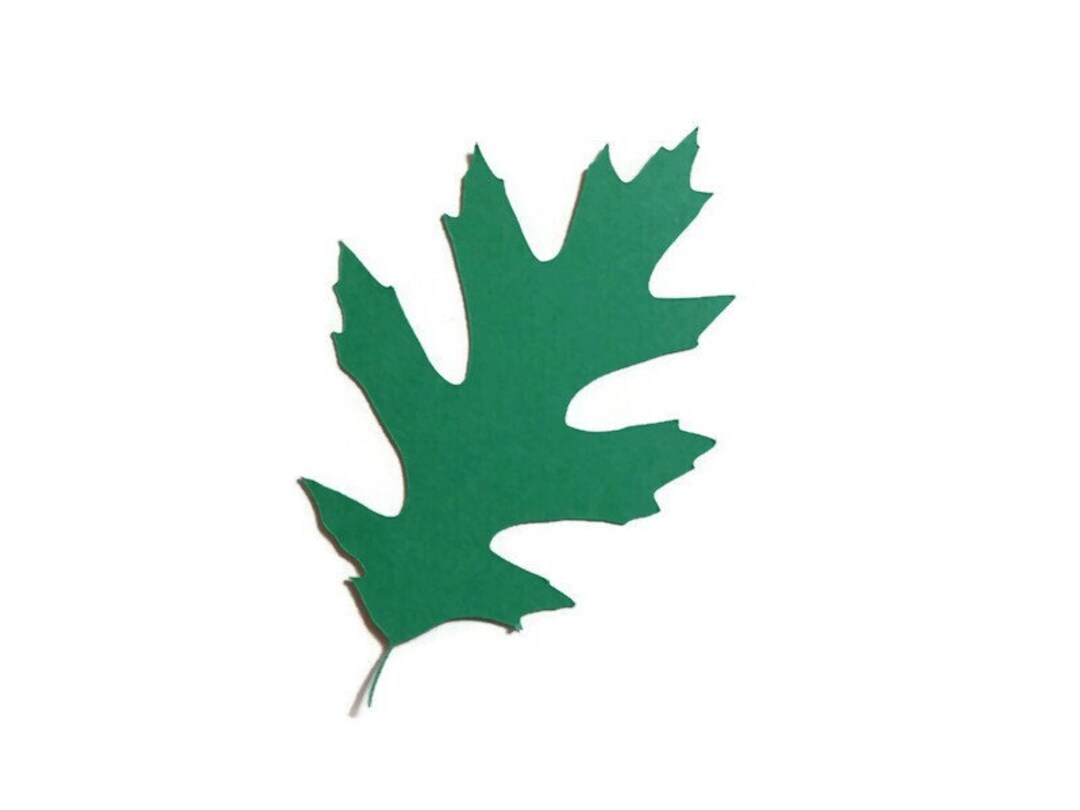 6 Pieces Oak Leaf Leaves Plants Trees Flowers Die Cuts Cardstock ...