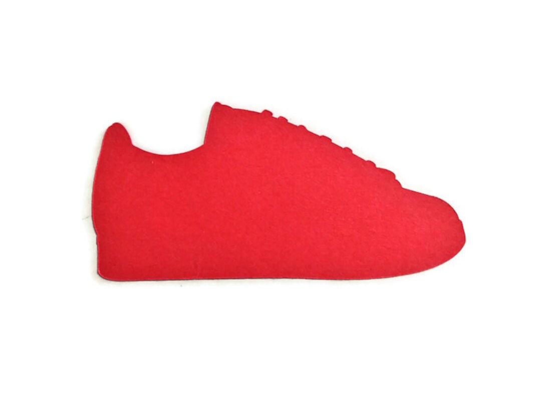 6 Pieces Tennis Shoes Cardstock Die Cuts You Chose Color & Size ...