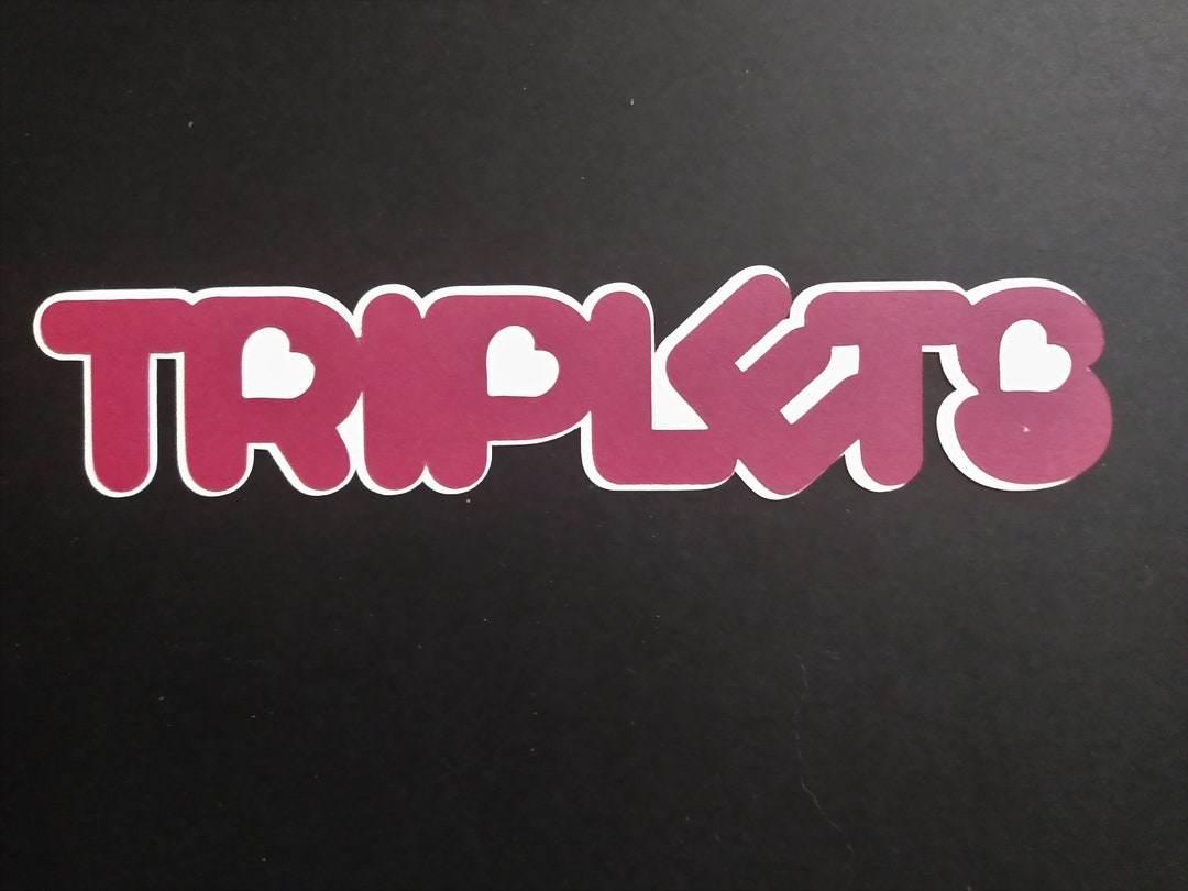 1 Piece Triplets Assorted Layered Words 6 X 1 Overstock Sale - Etsy