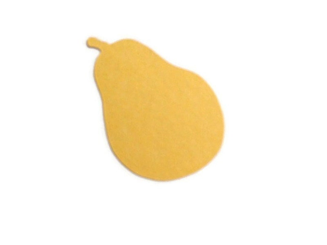 6 Pieces Pear Food Cardstock Die Cuts You Chose Color & Size Scrapbook ...