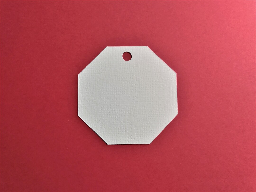 25-octagon Shape Gift Price Tags NO Strings Included Cardstock - Etsy