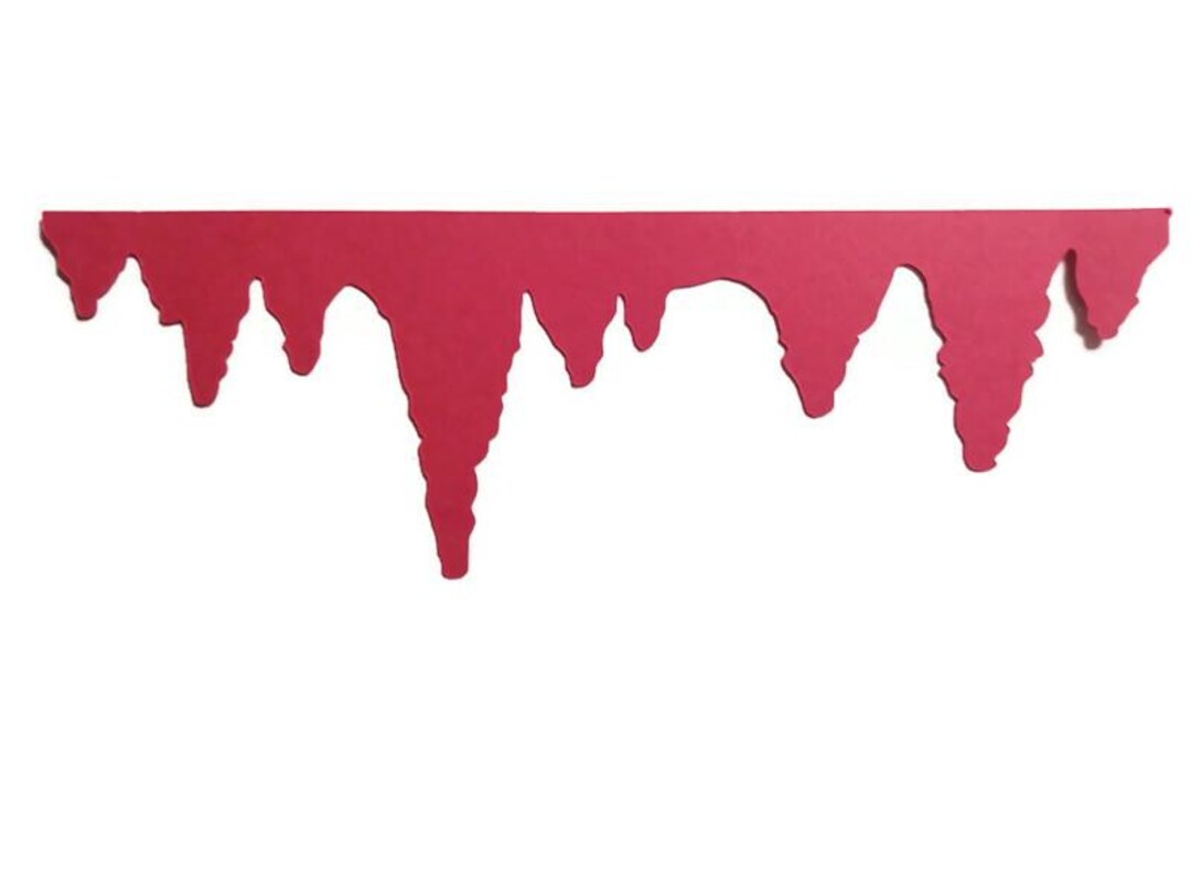 1 Piece Dripping Blood Halloween Borders Cardstock Die Cuts-overstock ...