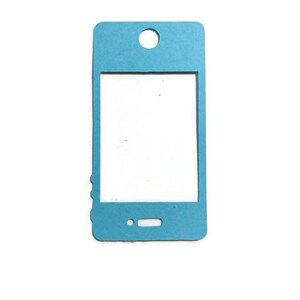 6 Pieces Smart Phone Picture Photo Frames Cardstock Die Cuts Scrapbooks ...