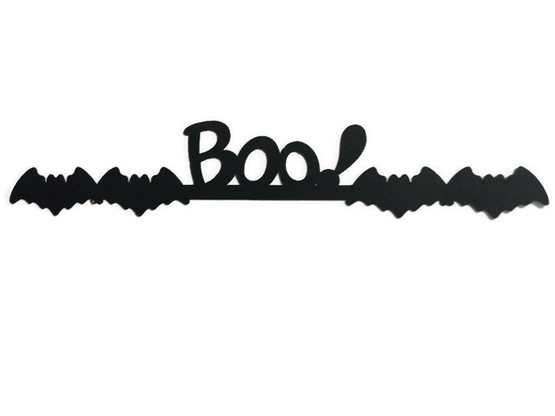 6 Pieces Halloween Boo Bats Borders Cardstock Die Cuts Scrapbooks ...