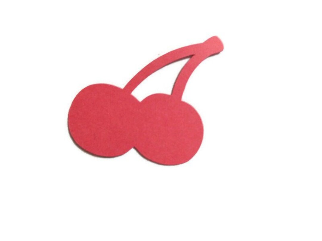 6 Pieces Cherries Food Cardstock Die Cuts You Chose Color & Size ...