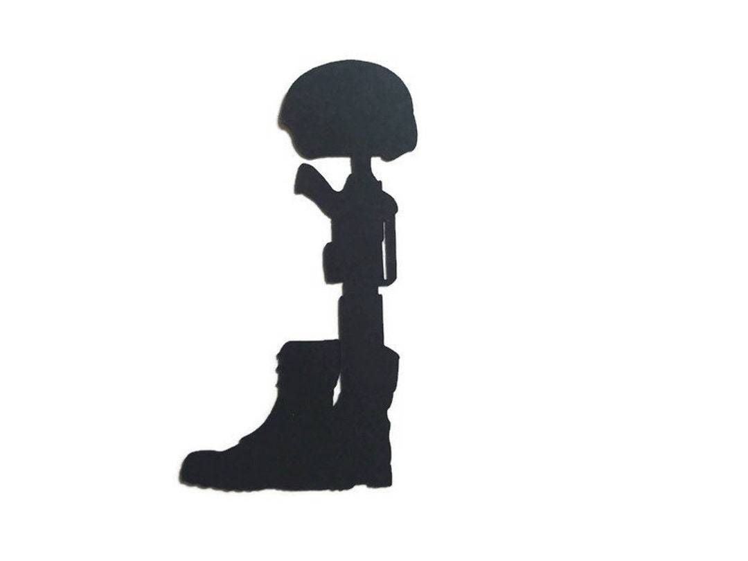 6 Pieces Military Soldier Cardstock Die Cuts You Chose Color & Size ...