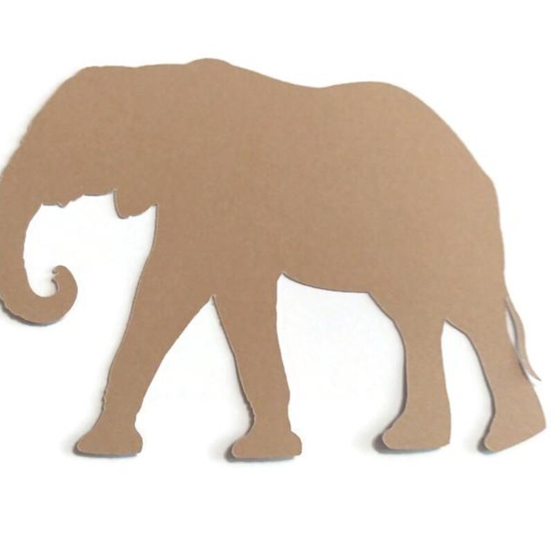 Elephant Cut Out - Etsy