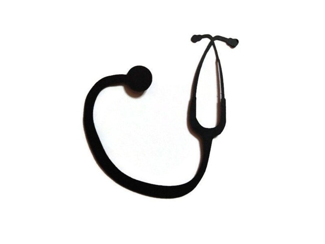 Die Cut Medical Stethoscope Cardstock 6 Pieces You Chose Color ...