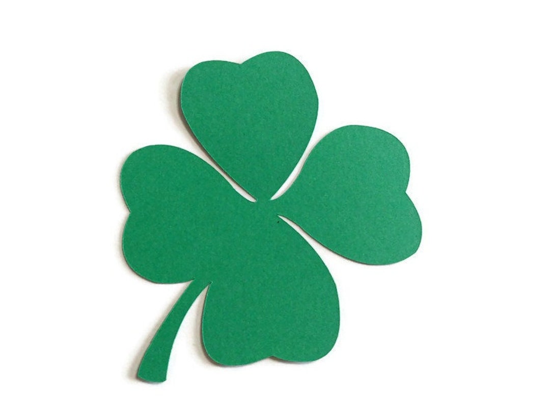 Die Cut 4 Leaf Clover St. Patrick's Day Cardstock 6 Pieces You Chose ...