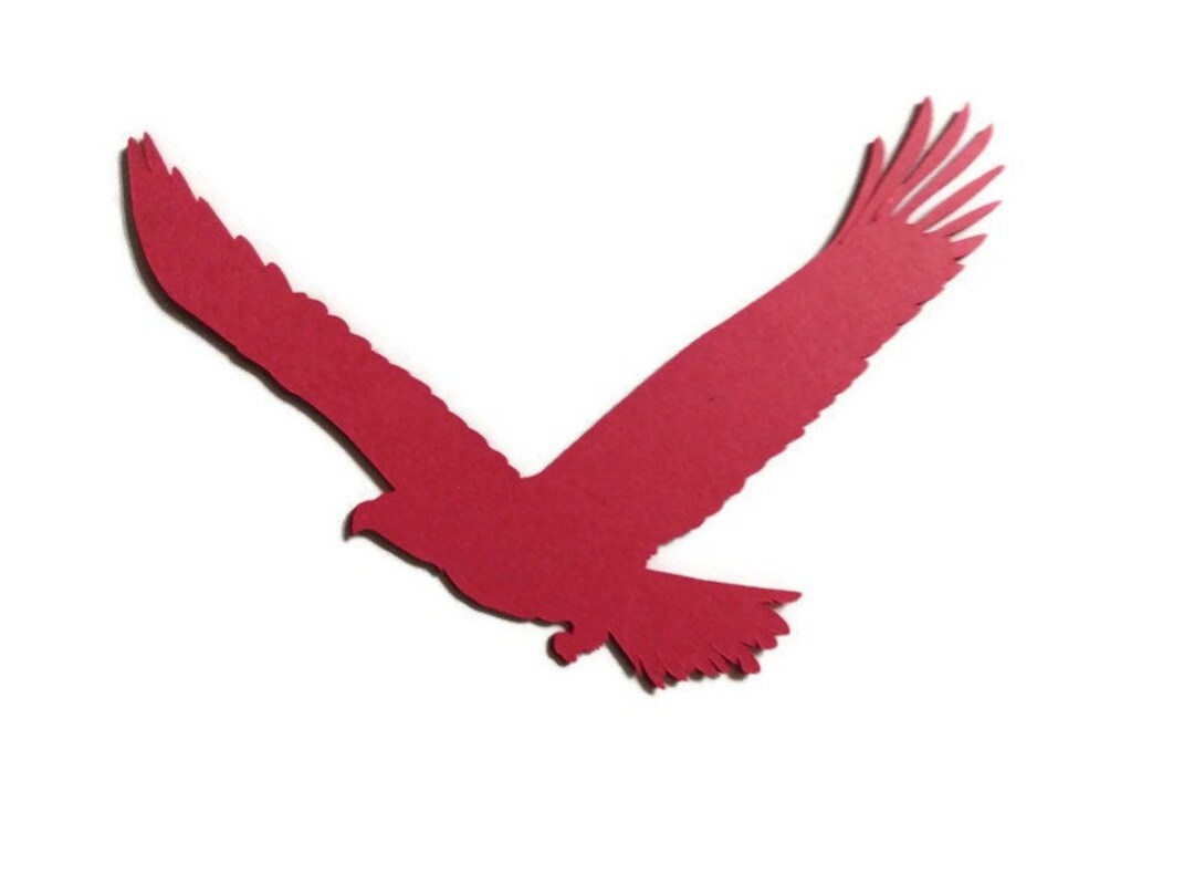 American Eagle Die Cuts: Cardstock Flying Bird Embellishments (6 Pieces ...