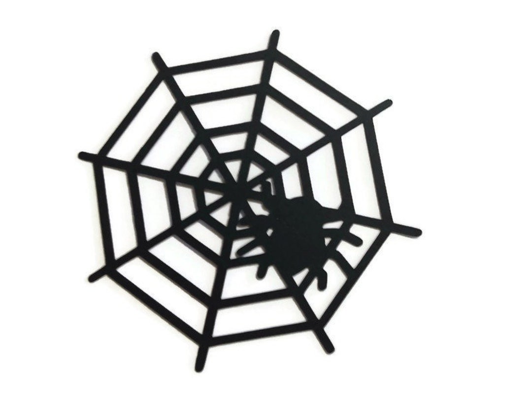 6 Pieces Spider Web Halloween Die Cuts Cardstock Scrapbooks Greeting ...