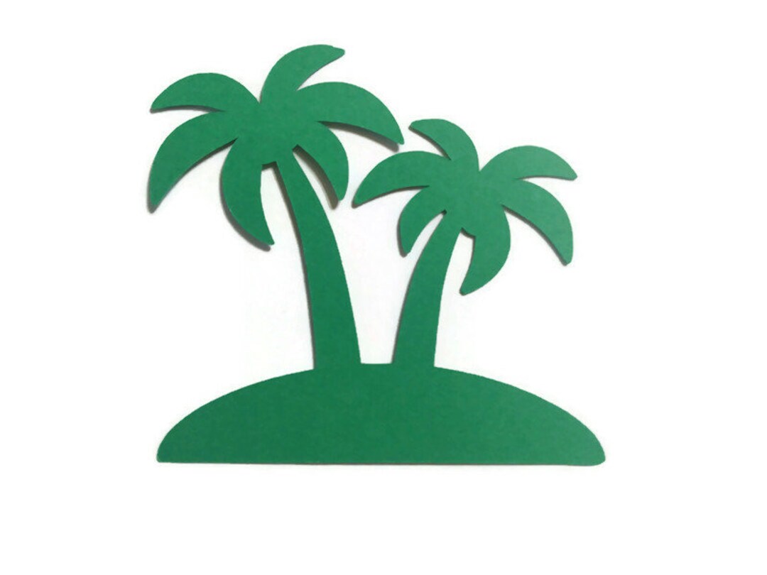 Die Cut Palm Trees Cardstock 6 Pieces You Chose Color Scrapbook ...