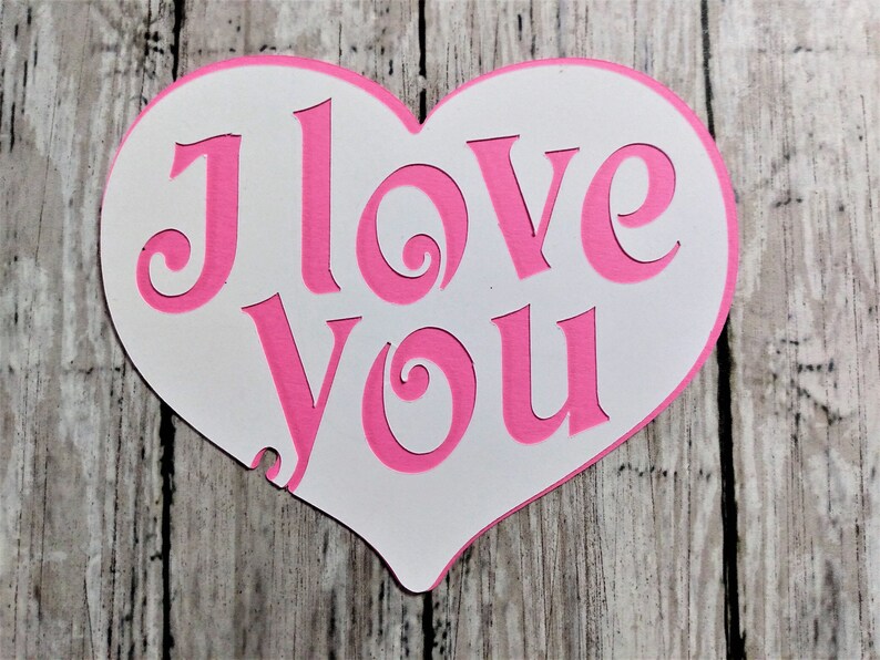 Visual Arts So Cute Word Script Sentiments-Cardstock Die Cuts-Layered ...