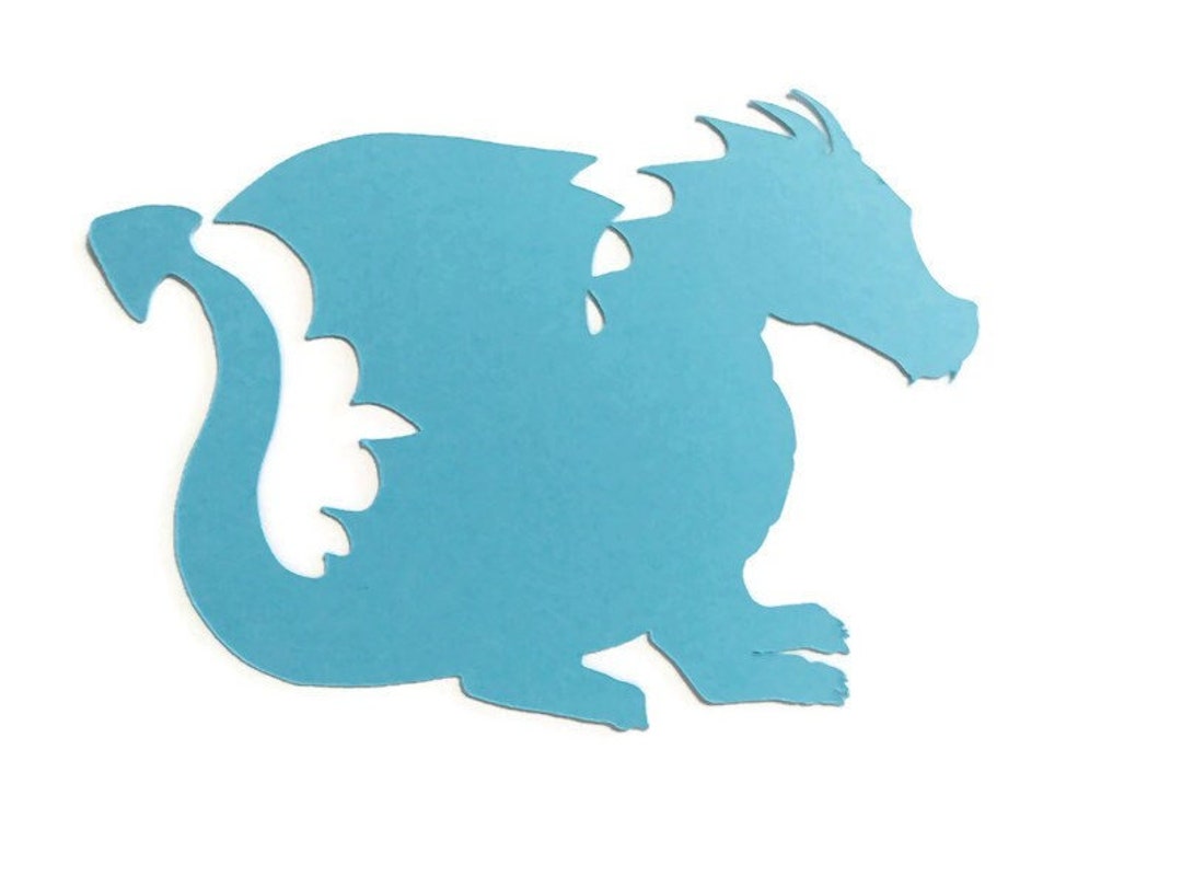 6 Pieces Dragon Die Cuts Cardstock Scrapbooks Greeting Card Toppers ...