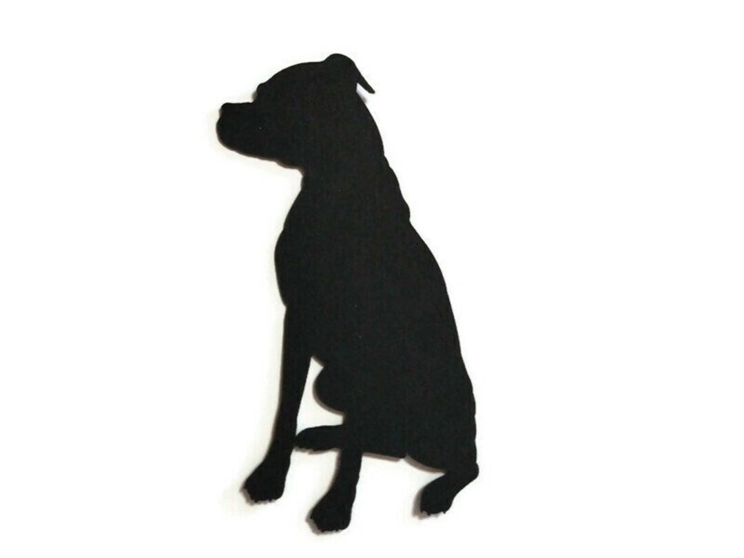 Die Cut Boxer Dogs Cardstock 6 Pieces You Chose Color Scrapbook ...