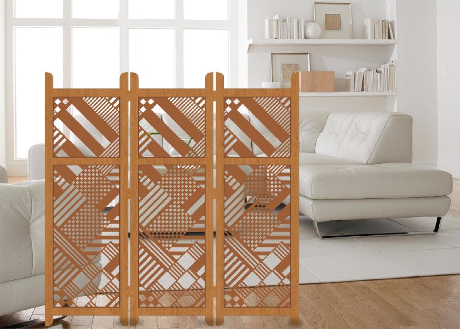 Optical Illusion Room Divider Decorative Panel Wall Hanging - Etsy