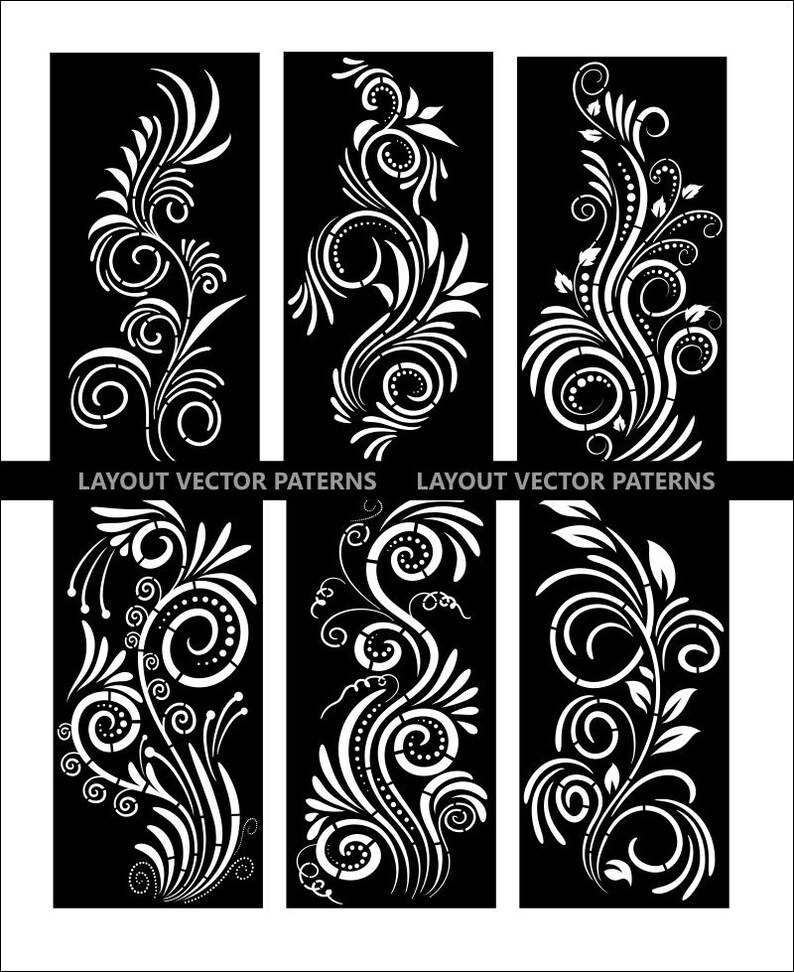 6 Floral Decorative Panels Room Divider Privacy Screen - Etsy