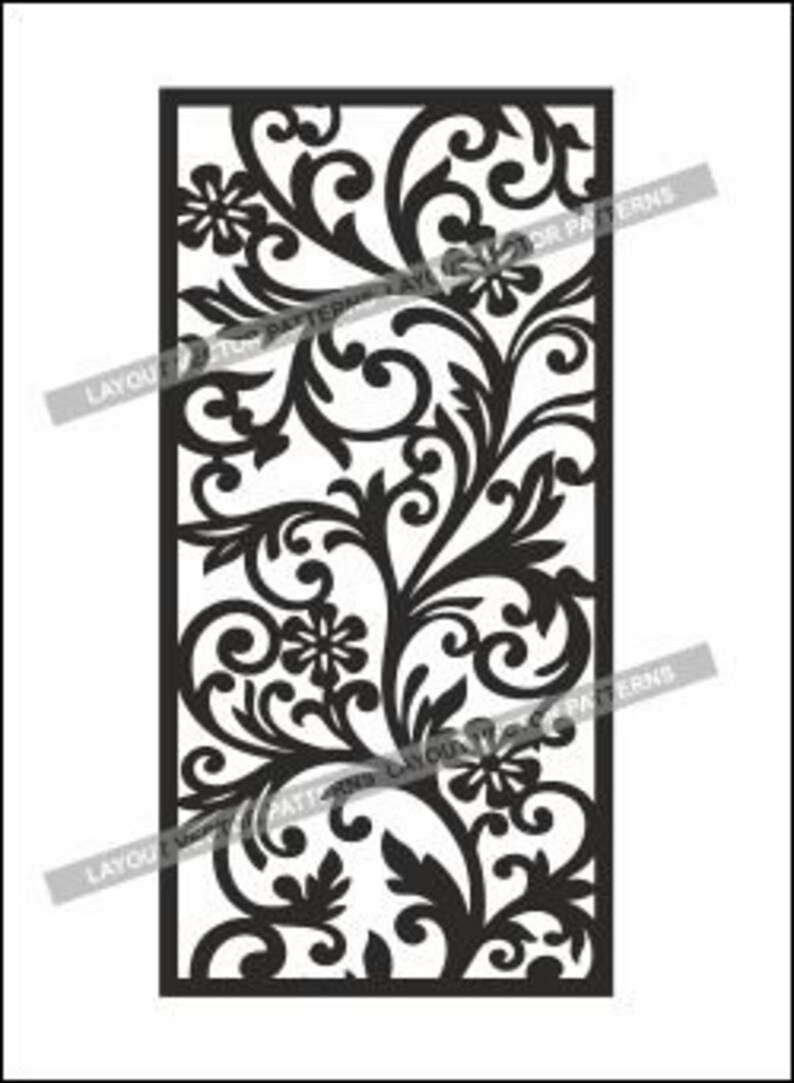 Floral Room Divider, Decorative Panel, Wall Hanging, Privacy Screen ...