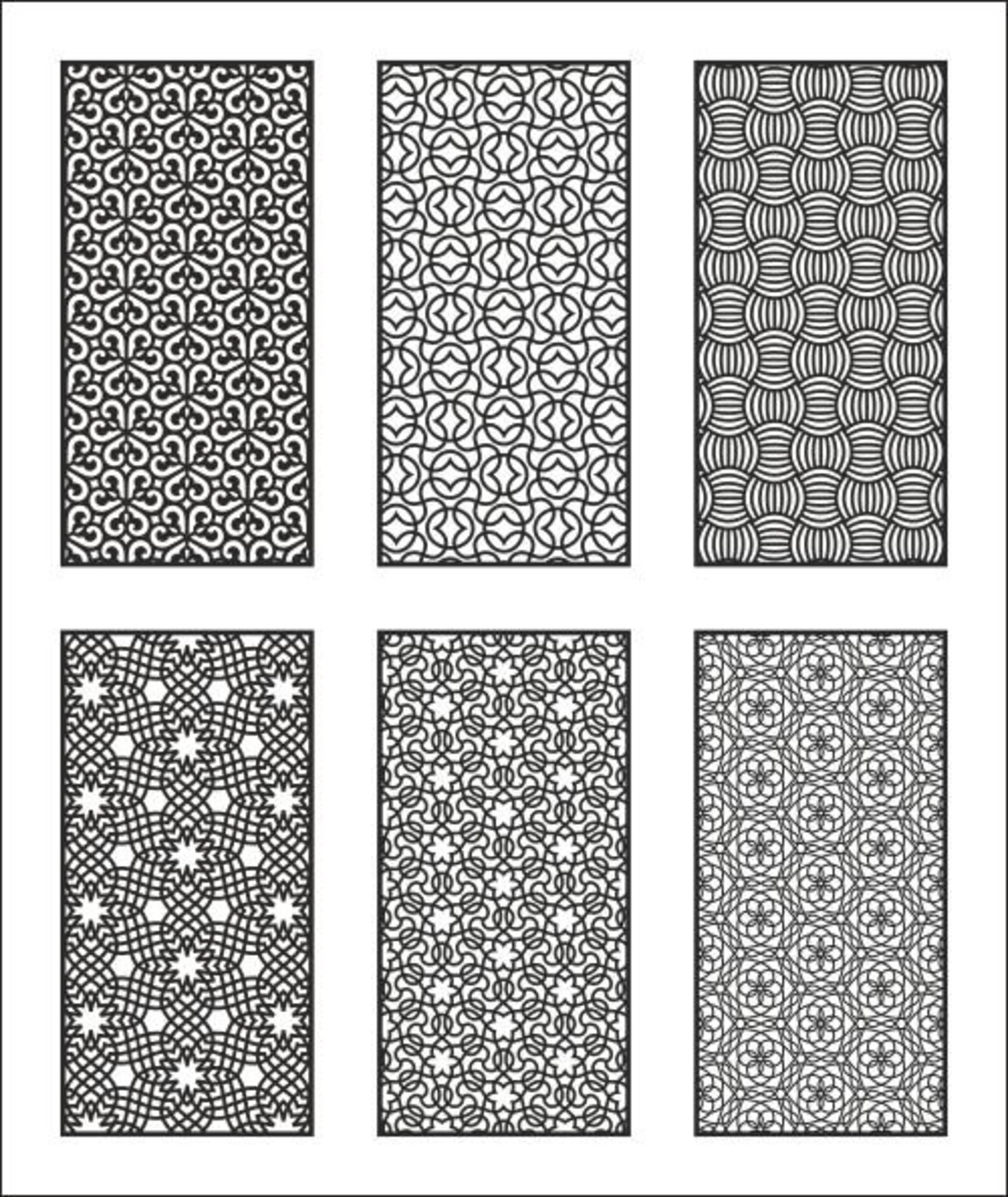 6 Arabic Room Divider Set 11 Privacy Screen Muslim - Etsy