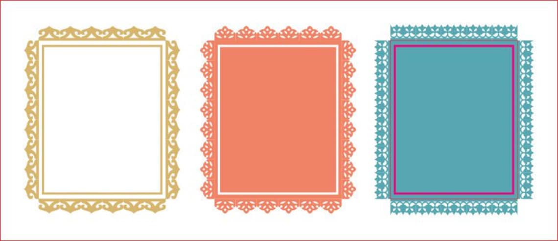 10 diseños de borde sin costura / decoración de pared, panel y ...