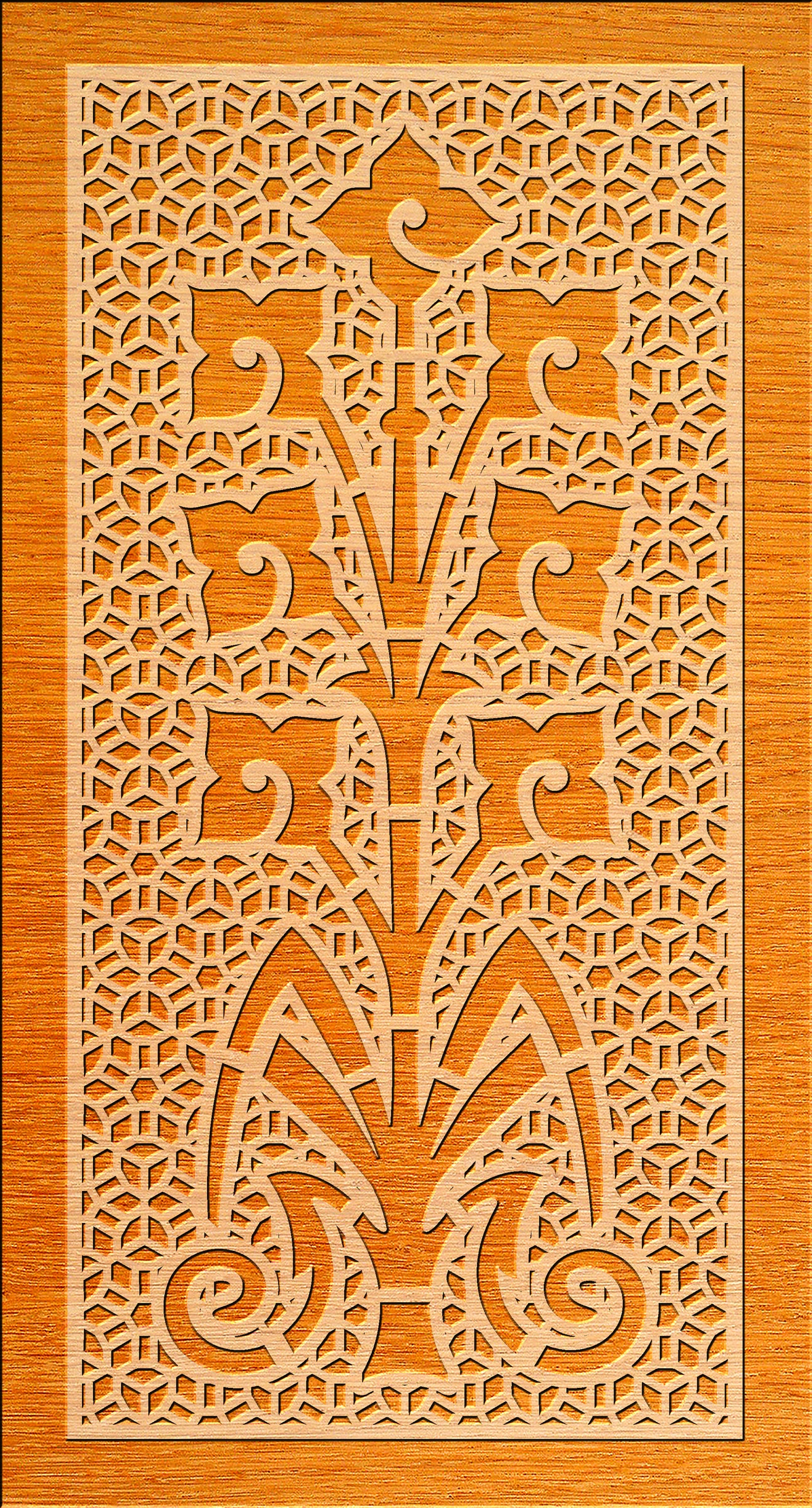 4 Royal Floral Decorative Panel Template Room Divider - Etsy