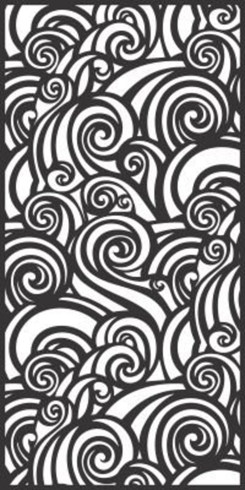 Abstract Room Divider Decorative Panel Wall Hanging Privacy - Etsy