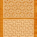 6 Geometric Pattern, Set #5 Decorative Panel, Privacy Screen, Stencil ...