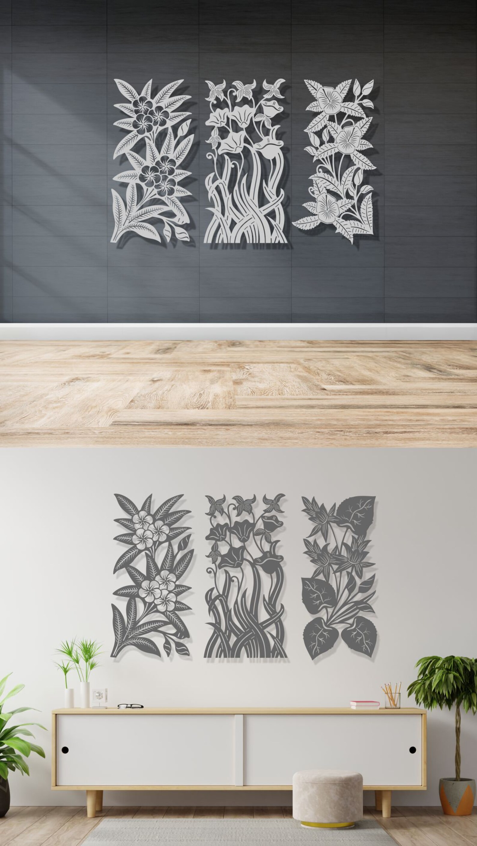 8 Leaf Panels Door Grill Room Divider Privacy Screen Wall - Etsy