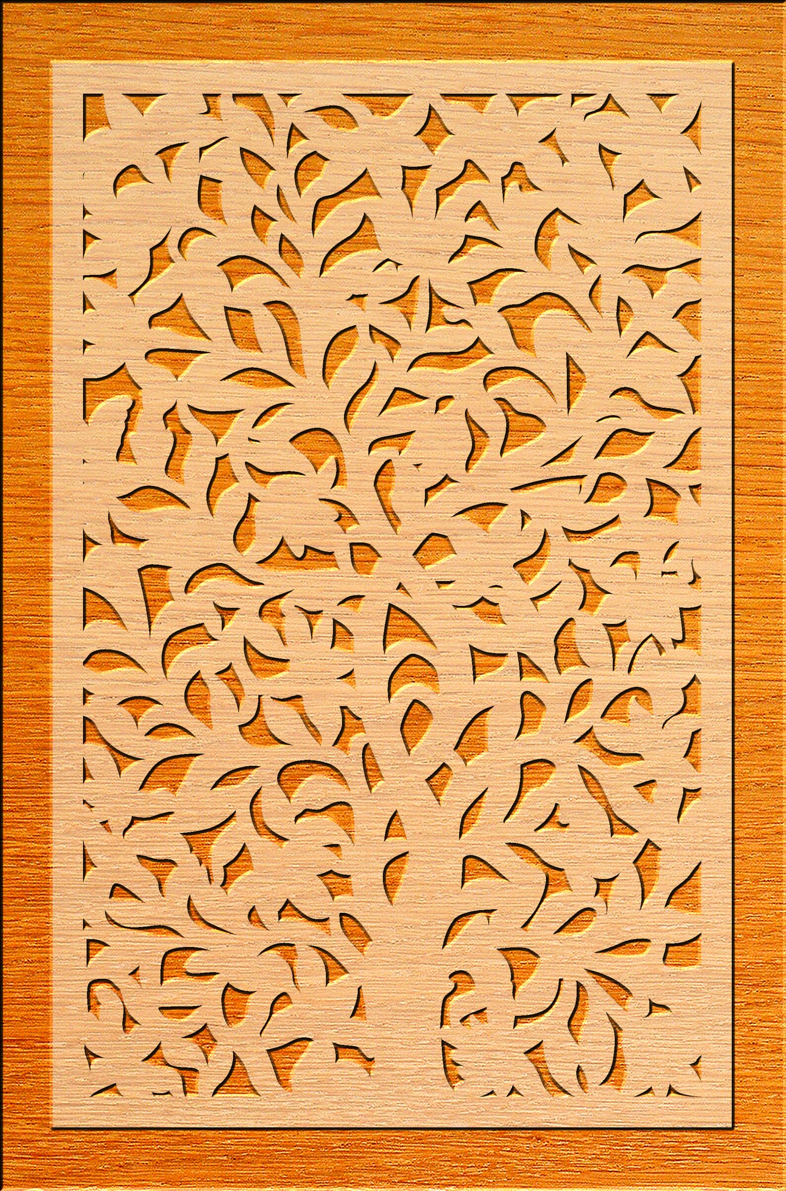 4 Royal Floral Decorative Panel Template Room Divider - Etsy