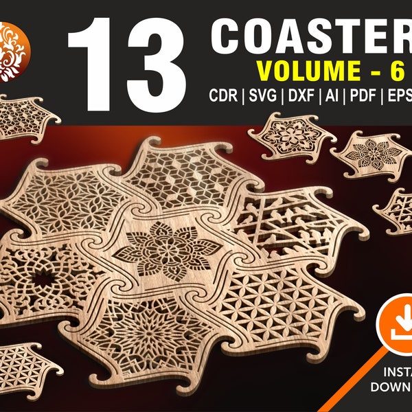 Puzzle Coasters - Etsy