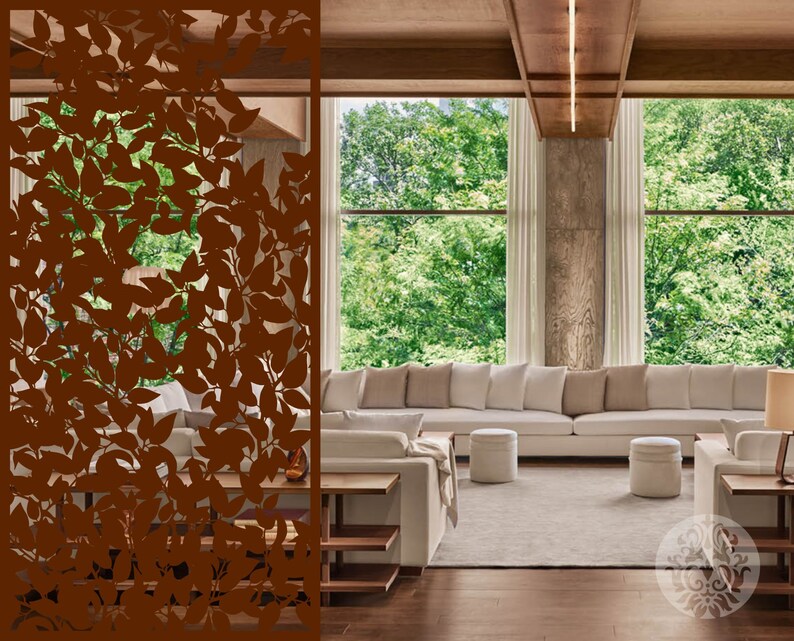 Leaf Room Divider, Decorative Panel, Wall Hanging, Privacy Screen ...