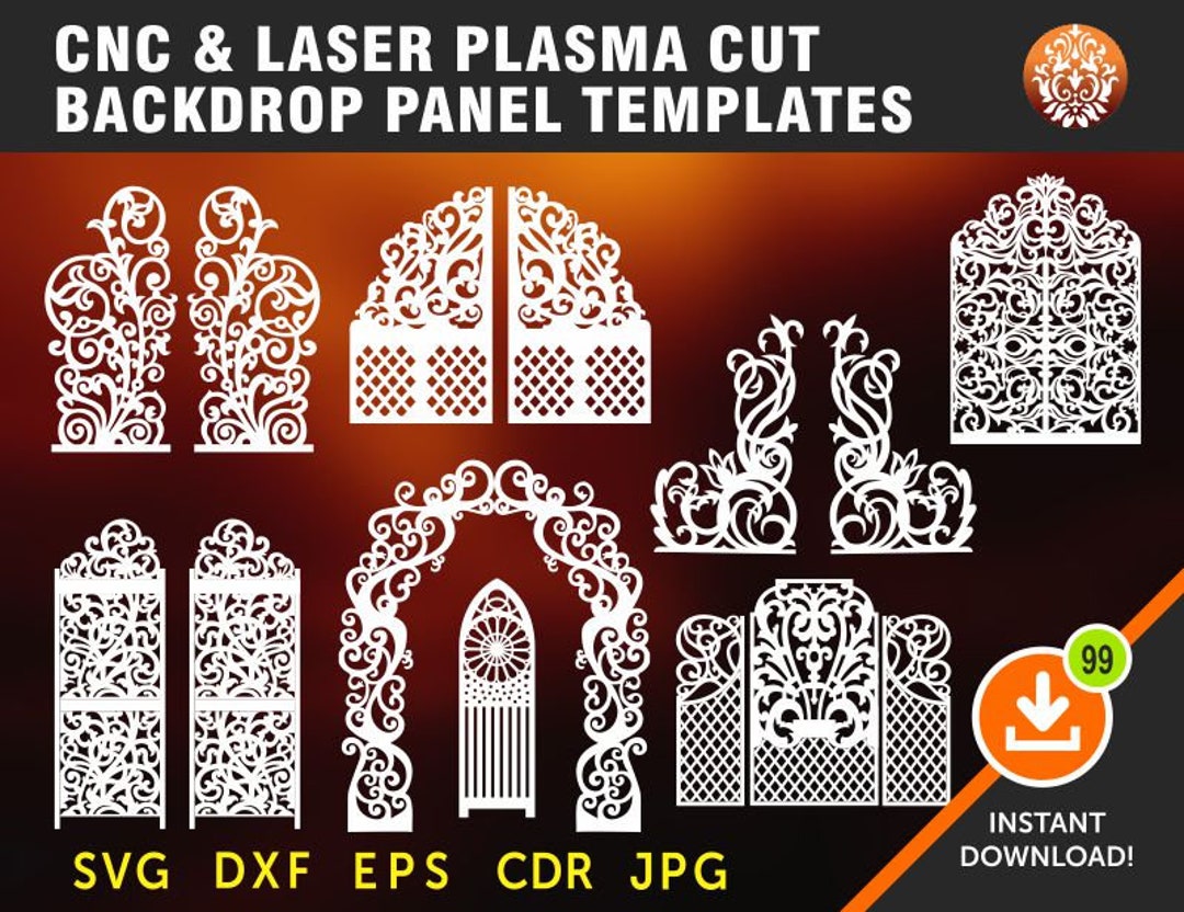 8 Backdrop Panel Templates, Wedding Decor Panels, Event Decoration ...