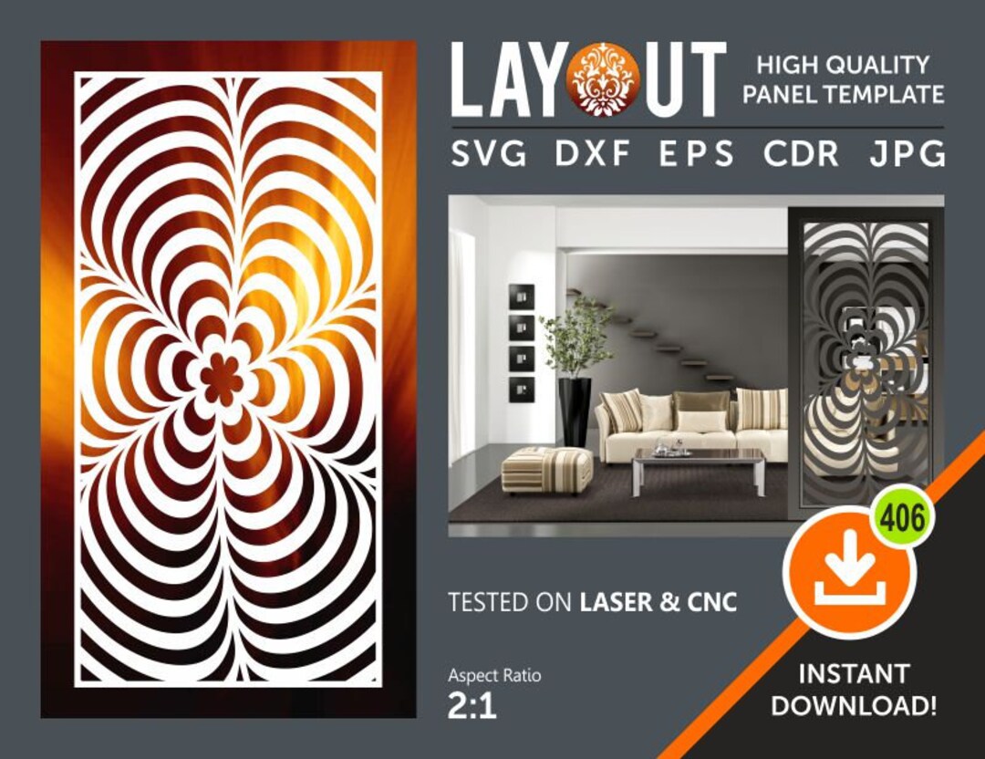 Optical Illusion Room Divider Decorative Panel Wall Hanging - Etsy