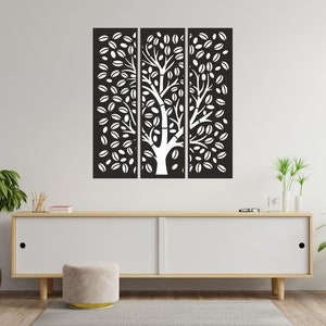 Tree Panels, Wall Panels, Room Decor, Tree Patterns, Laser, CNC, Plasma ...