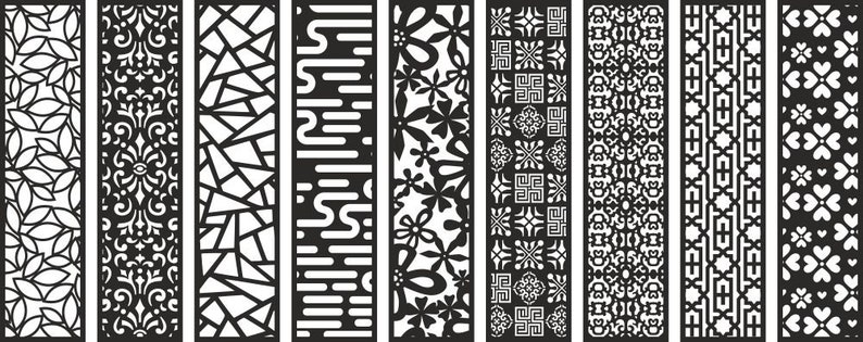 45 Decorative Panel | Set # 3 | Room Divider, Screen, Partitions, Door ...
