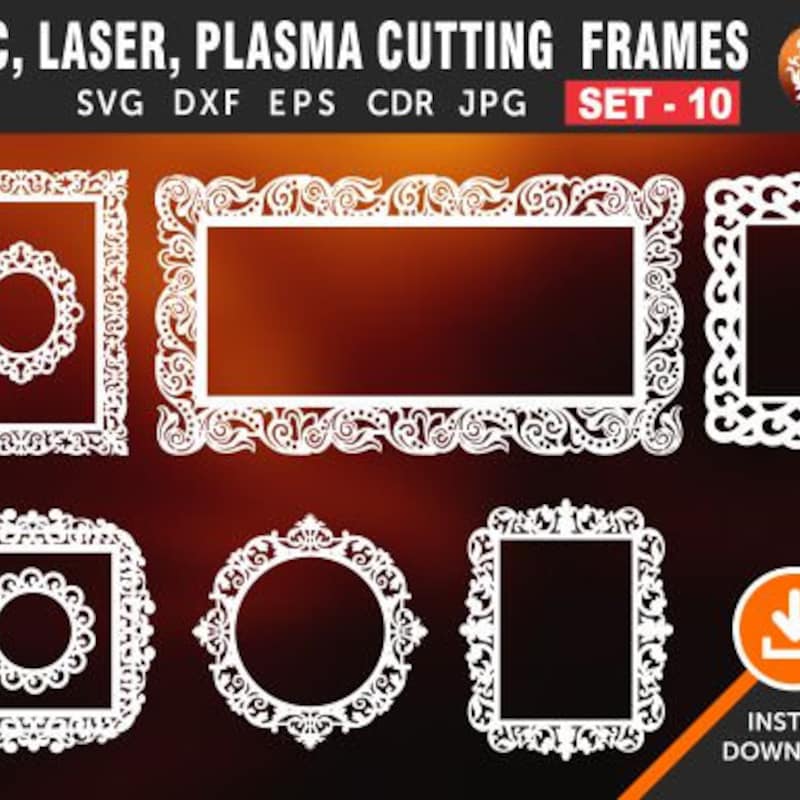 Photo Frames Svg - Etsy