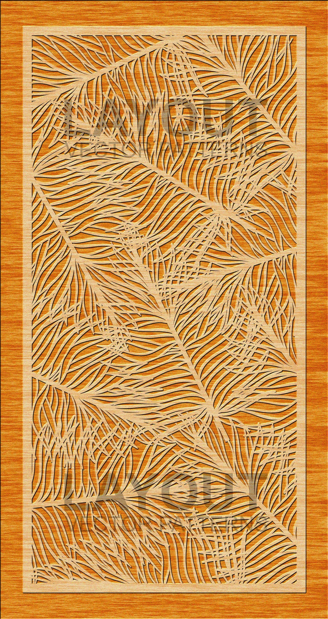 Leaf Room Divider Privacy Screen Decorative Panel Stencil | Etsy