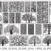 23 Tree Panels, Wall Panels, Room Decor, Tree Patterns, Laser, CNC ...