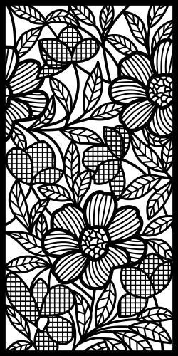 Leaf Panel Pattern Decorative Room Divider Wall Hanging | Etsy