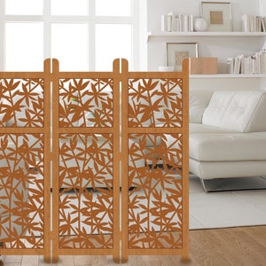 Leaf Panel Pattern, Decorative Room Divider, Wall Hanging, Screen Cnc ...