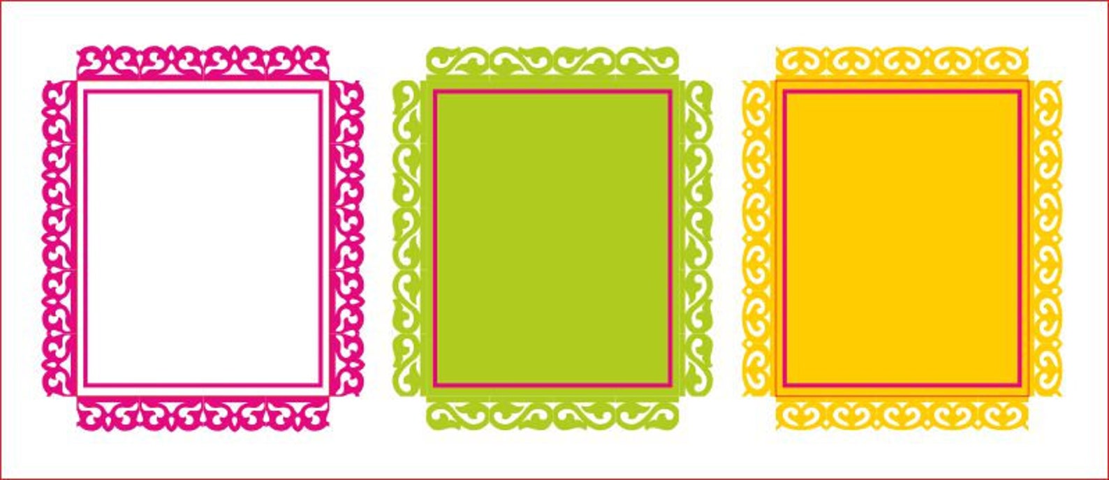10 diseños de borde sin costura / decoración de pared, panel y ...