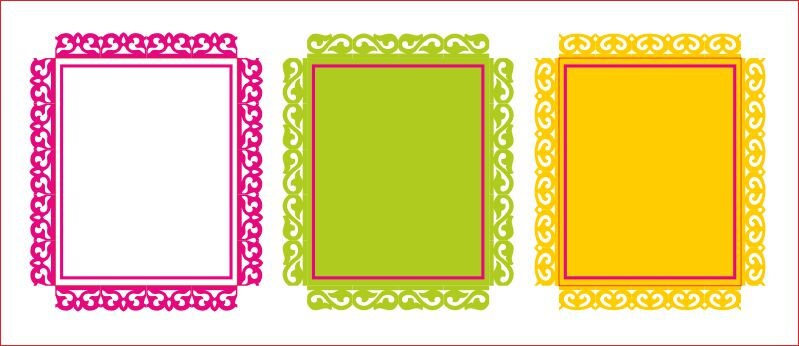 10 Seamless Border Designs Wall Decor Panel & Stencil - Etsy