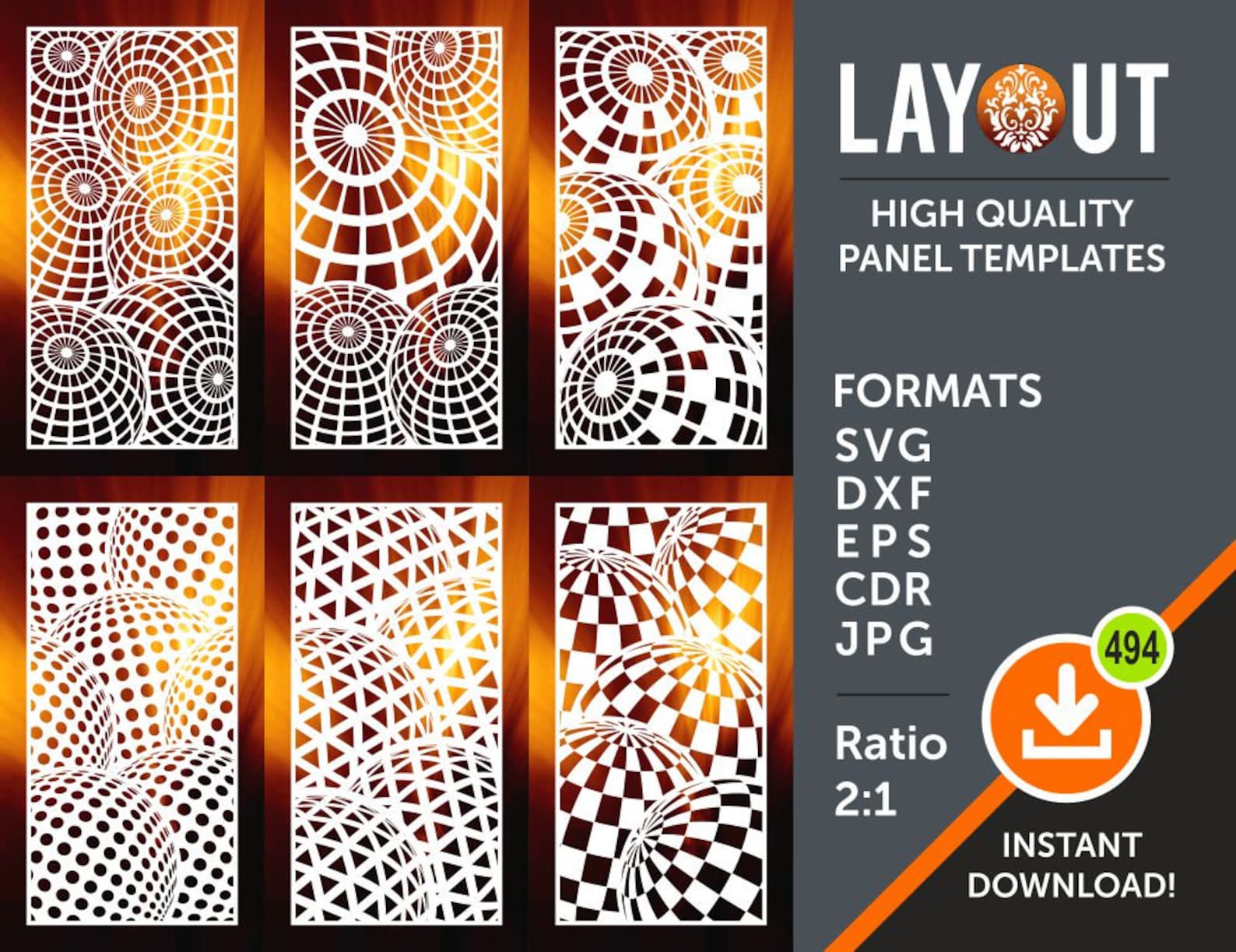 Room Divider, Gate Grill Panel Privacy Screen, Stencil, Wall Handing ...